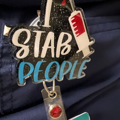 Lab Order of Draw Badge Reel, Phlebotomist Badge Reel, MLT, MLS, CLS ...