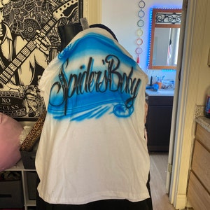 Airbrush T Shirt Script Name - Etsy