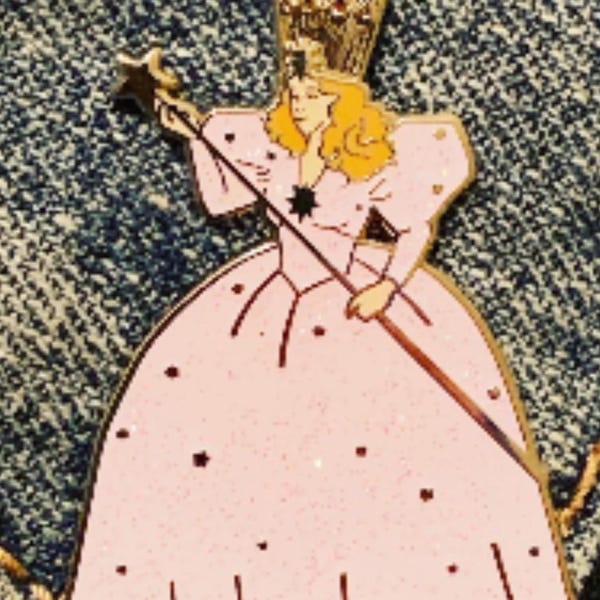Glittery Oz Inspired Good Witch Pin - Etsy