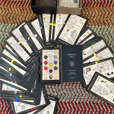 Kabbalistic Tarot Deck, Divination Cards, Unique Illustrated Occult ...