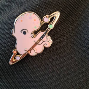 Cosmic Octopus Enamel Pin - Etsy