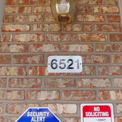 8x4 Reflective Custom Address Sign - Etsy