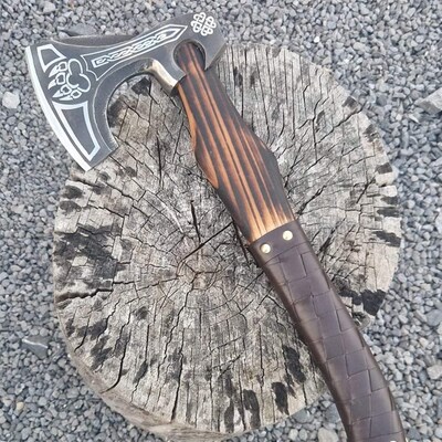 Beautiful Custom Handmade Viking Forged Axe, Collectibles Axe, Hatchet ...