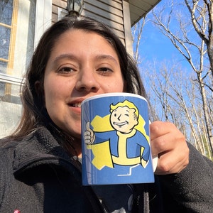 Fallout, Vault Boy, Coffee Cup 15oz, Coffee Cup, Fallout Vault Boy ...