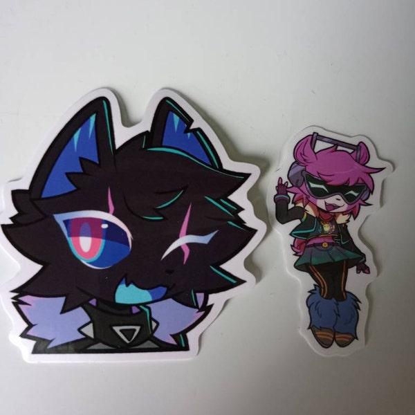 Vinyl Stickers | Meowskulls, Camille, Highwire, and Kimiko | 2.5"/63 ...