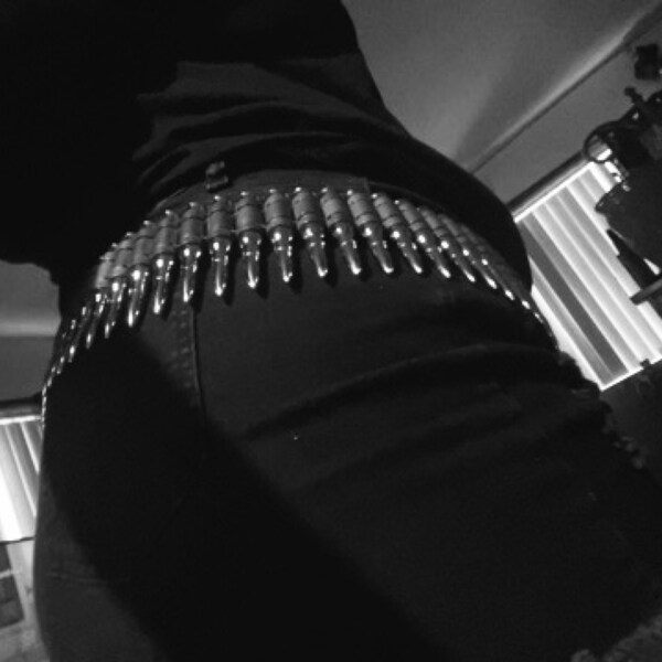Bullet Belt,punk Belt,gothic Belt,heavy Metal Bullet Belt,punk Fashion ...