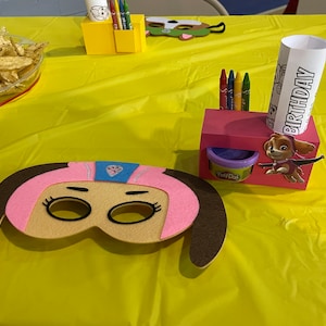 NEW DESIGN 12PCS Party Pack Pup Paw Masks for Birthday Party Favors ...