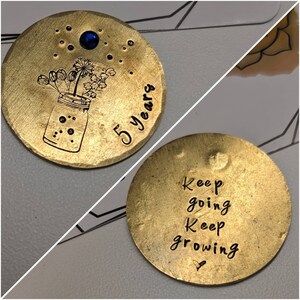 In Loving Memory Of...personalised Hand Stamped Tree Hanging Charm ...