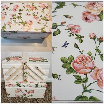 Decoupage Keepsake Box Toy Box With Lid Jewellery Box - Etsy