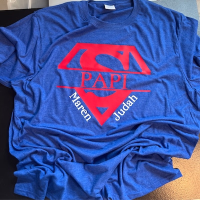 Grandpa SVG, Super Grandpa Split Name Frame Svg, Fathers Day SVG File ...