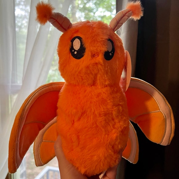 Orange Fruit Moth Plush, Fruit Plushie, Food Plush, Cottagecore Gift ...