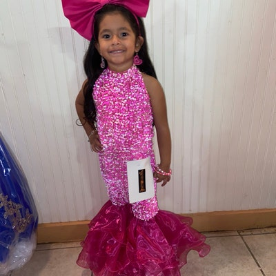 Red White Blue Patriotic Outfit Pageant Girls Unique Sequins Patriotic ...