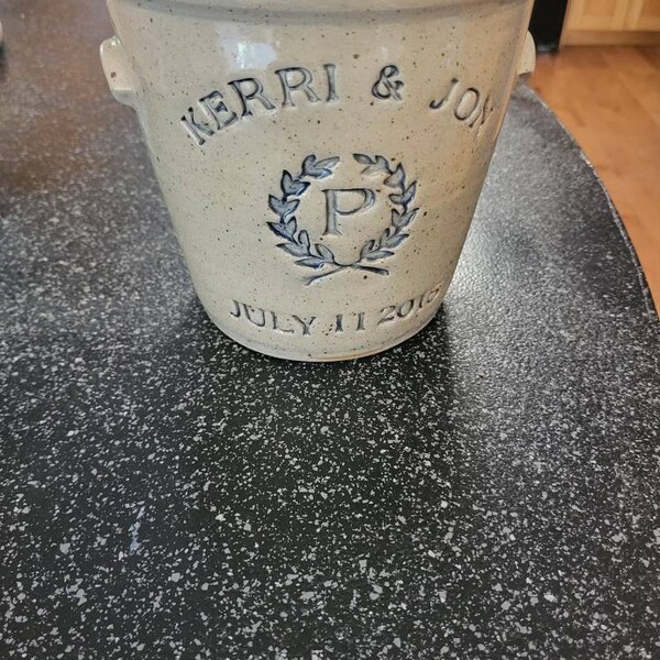 Personalized Stoneware Crock - Etsy