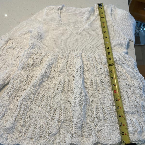 Hand-knitted Dress, Elegant Dress, Hand-knitted Tunic, Ladies Tunic ...
