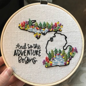 Michigan State Embroidery Pattern Instant Digital Download PDF ...