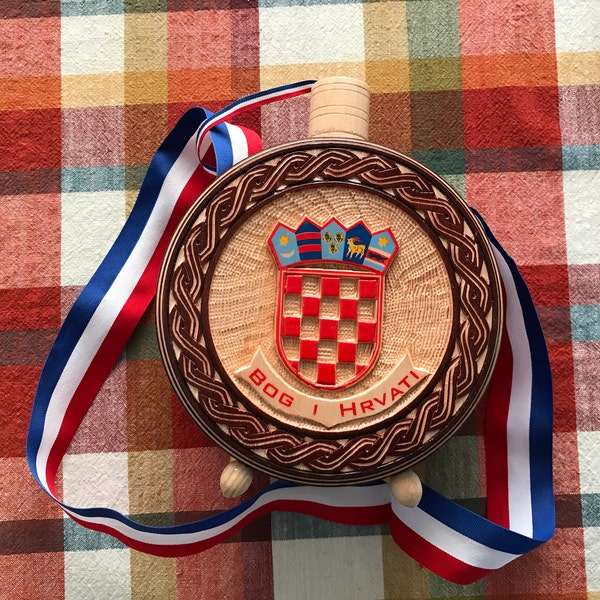 Croatian Cuturica, Size M, 250ml, New Grb, Wooden Flask, Customized for ...