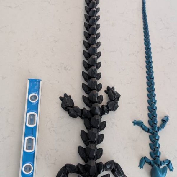 Articulated Dragon 3D Print File: Posable Dragon STL - Etsy
