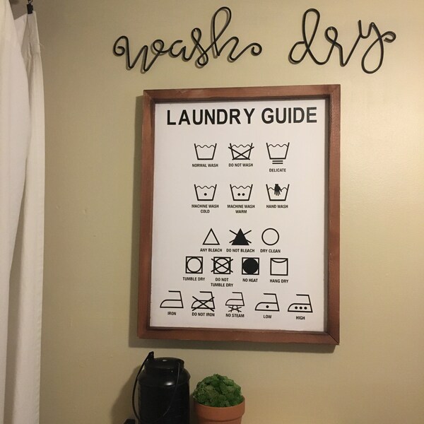 Textile Care Symbols, 102 Laundry Icons, Washing Guide, Digital Clip ...