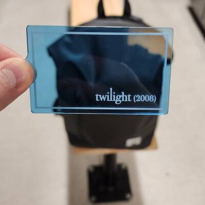 The Original Twilight Blue Filter Keychain - Etsy