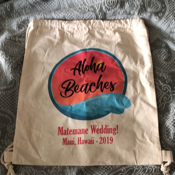 Key West Florida Destination Wedding Map, Welcome Tote Bag, Florida ...