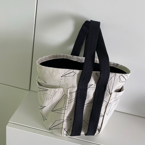 Caddy Tote | Bucket Bag | Canvas Bag | Sewing Pattern | Shopping Bag ...