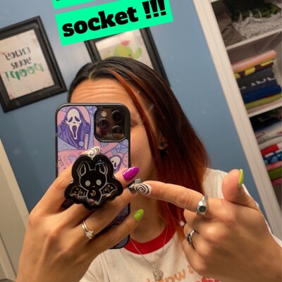 Bat Shaker Popsocket™, Kawaii Popsocket, Kawaii Bat Shaker Popgrip ...