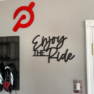 Enjoy the Ride Wood Cutout Sign Enjoy the Ride Sign Cycling - Etsy