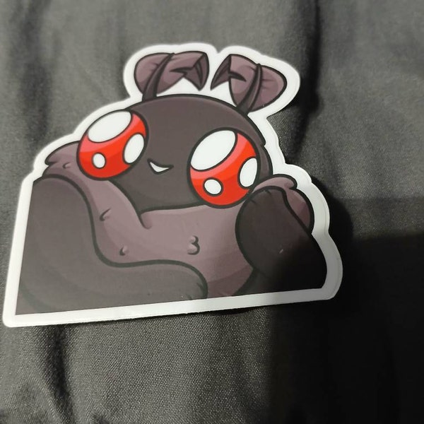 Cute Cryptid Boba Mothman Button Mothman Live Laugh Lurk - Etsy