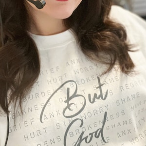 But God Sweatshirt, Christian Sweatshirt, Faith Sweatshirt Christian ...