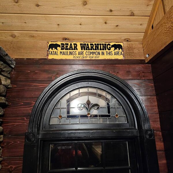 Funny Opossum Warning Sign, Opossum Decor, Marsupial, Wildlife Decor ...