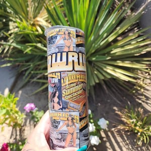 Lowrider Girl Tumbler Wrap, Lowrider Tumbler Wrap, Chicana Sublimation ...