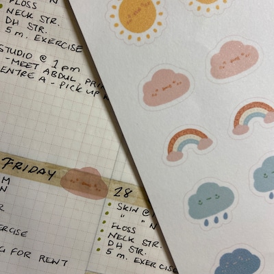 Study Stickers Printable Stickers Digital Stickers Goodnotes Journal ...