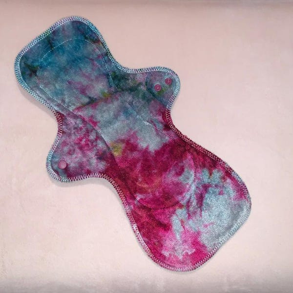 Set of THREE 'fluff Folds' - Interlabial Pads - "assorted Colourways ...