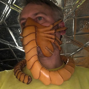 Facehugger Leather Face Mask & Kit - Etsy