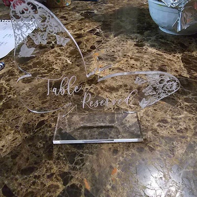 Quinceañera Menu Acrylic, Wedding Menu, Bar Menu, Clear Acrylic Menu ...