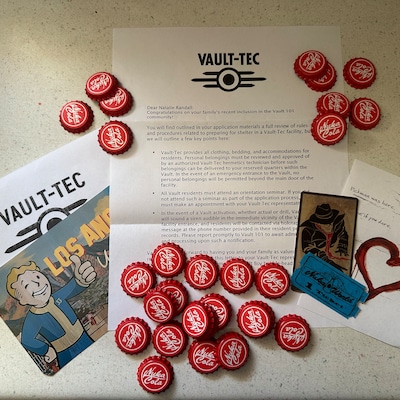 Un-official Handmade Fallout 4 Silver Shroud Calling Cards/business ...
