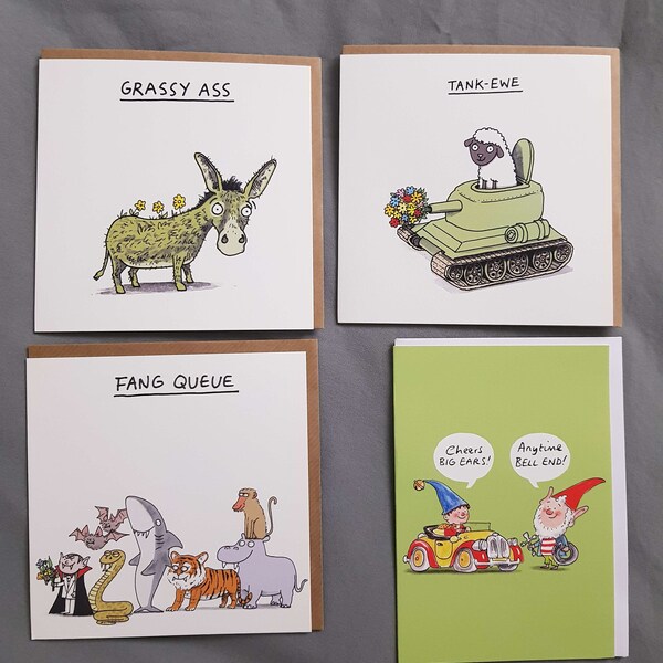 Smart Ass Graduation*card*greeting Card*funny*humour*illustration ...