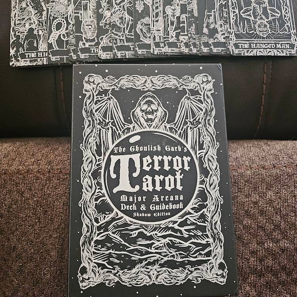 Terror Tarot Card Sticker Pack Shadow Edition 23 Halloween Stickers ...