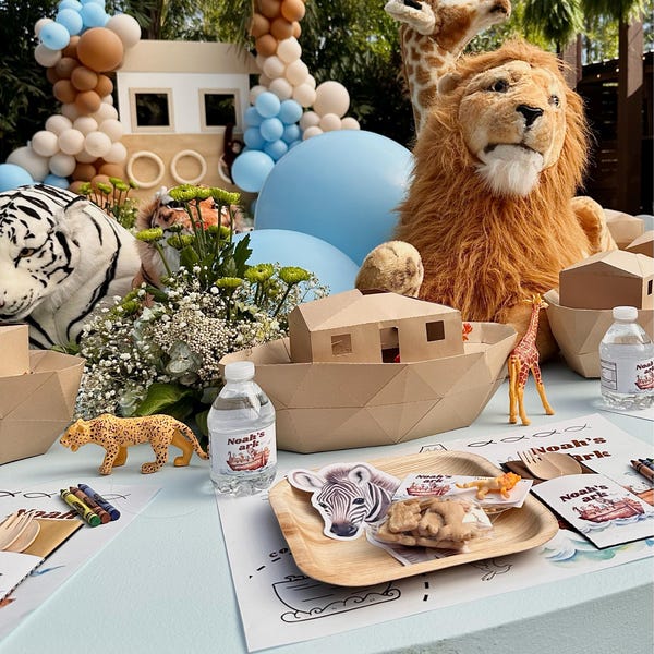 Noah's Ark Papercraft Template, Papercraft Ark, Noahs Ark Decoration ...