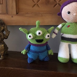 Toy Story Alien Pattern Green Alien Plushie - Etsy