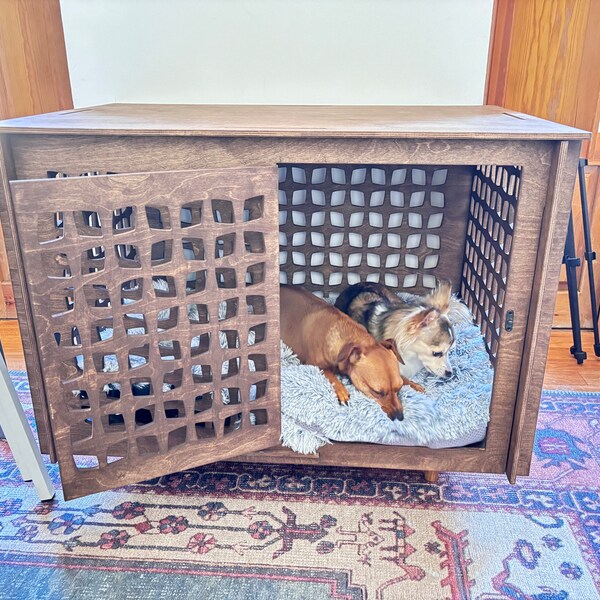 Stylish Dog Crate, Modern Dog House, Decorative Dog Crate, Large Dog ... Stylish Dog Crate, Modern Dog House, Decorative Dog Crate, Large Dog ...