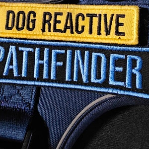 Therapy Dog Embroidered Patch Harness Patches for Dogs Warning Patch ...