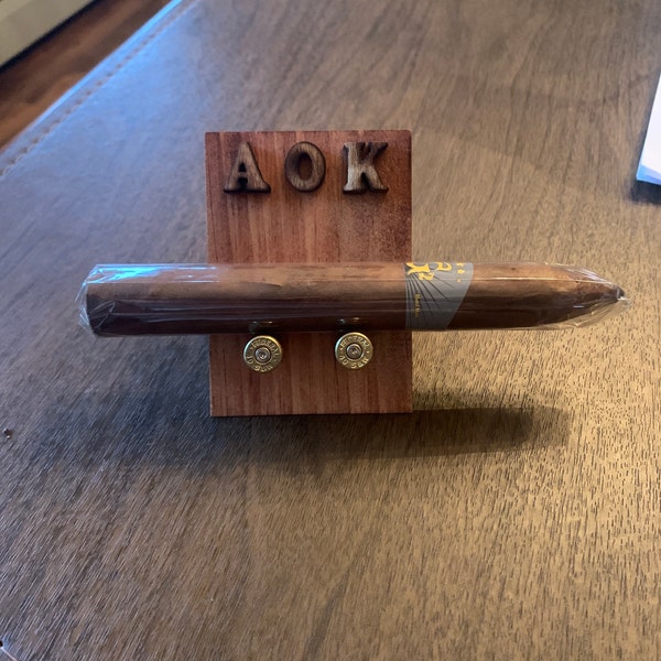 Cigar Stand (burned Wood) Cigar Rest, Fathers, Mothers, Valentine’s ...