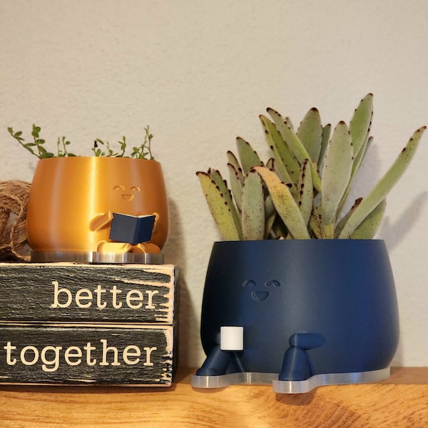 Cute Coffee Planter, Cozy Indoor Cafe Mug Plant Pot Decor, Coffee Lover ...