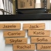 Laser Engraved Real Wood Custom Nametags - Etsy