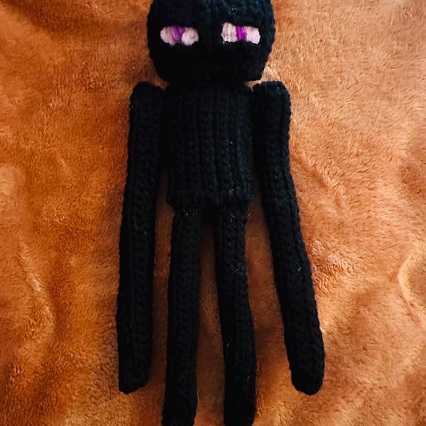 Minecraft Enderman Crochet Pattern • Cute Amigurumi Plush • PDF Digital Download - Etsy