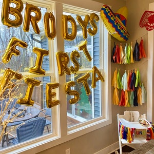 First Fiesta Balloons First Fiesta Decorations Fiesta First Birthday ...