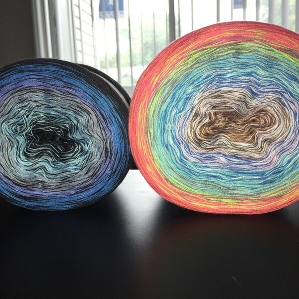Blue Moon - Gradient Yarn - Blue Cotton Yarn - Blue Acrylic Yarn ...