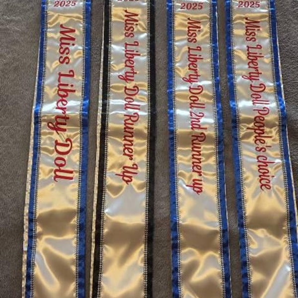 Graduation Sash Pageant Sash Your School Logo Graduation Sash ...