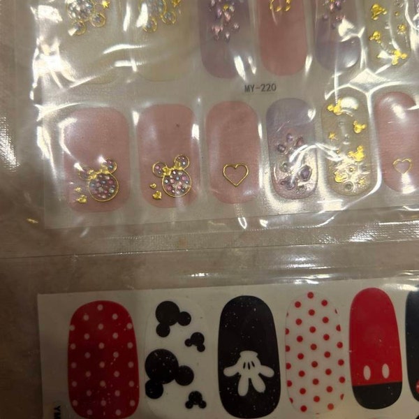 Pastel Cherry Blossom Nail Wraps / Flower Floral Nail Polish Strips ...